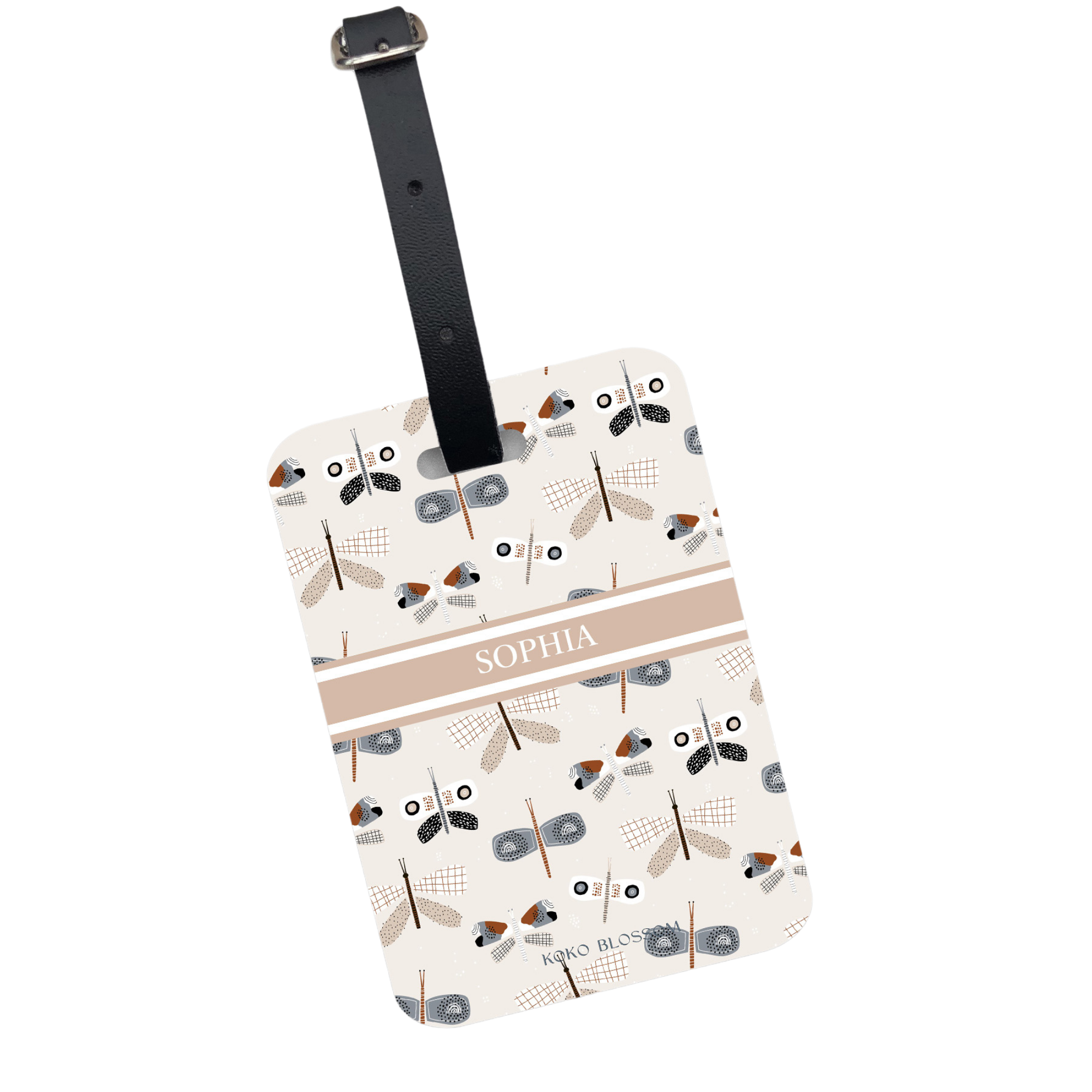 Kids Luggage Tag | Butterfly – Koko Blossom
