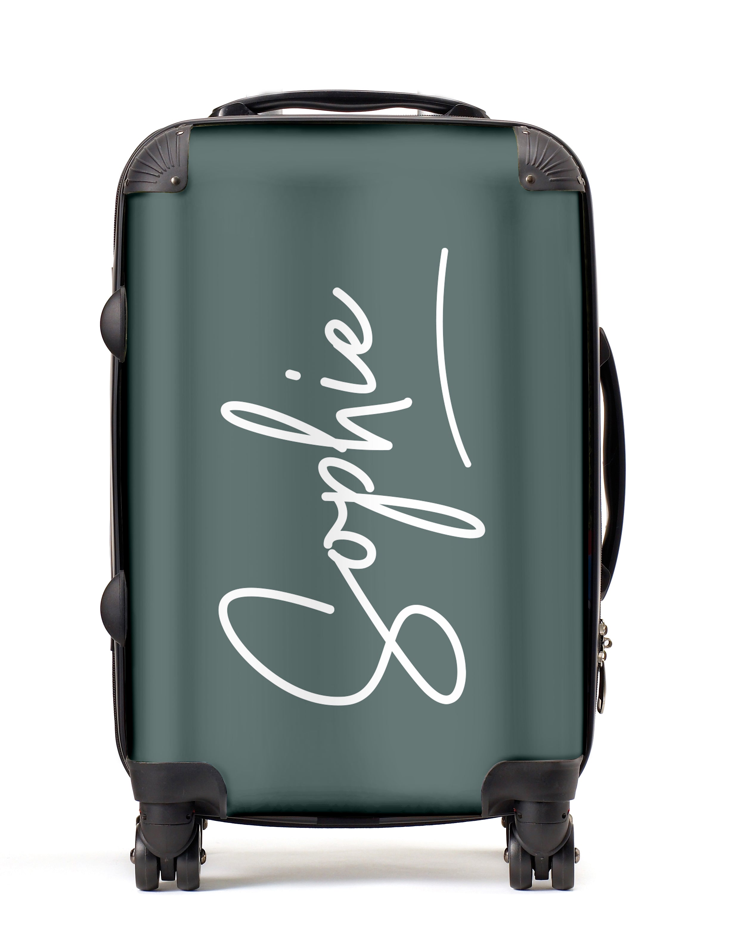 Personalised Suitcase | Signature Suitcase in Khaki Green ...